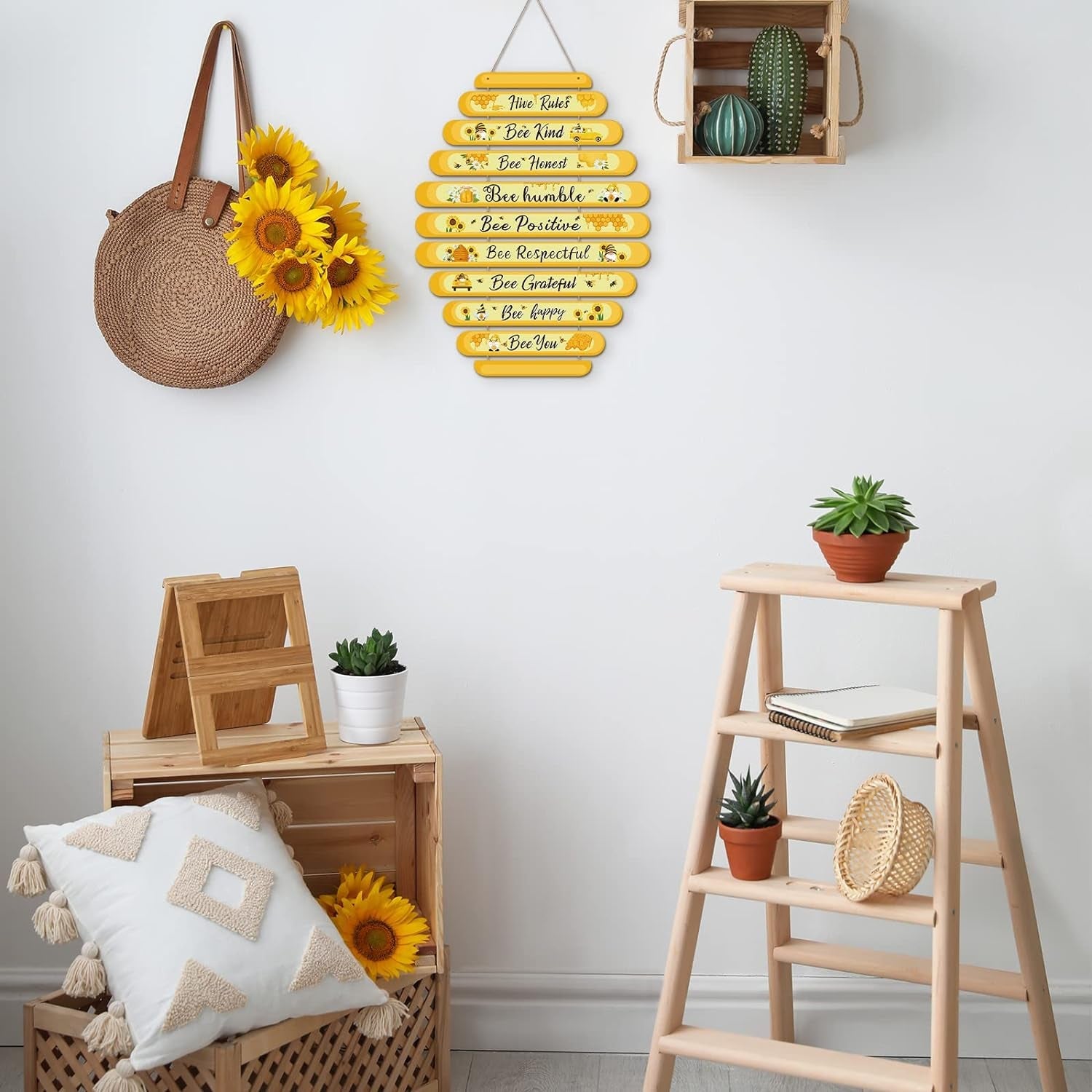 Bee Hive Rules Wall Plaque | Beezzit- Together, We Can Save The Bees