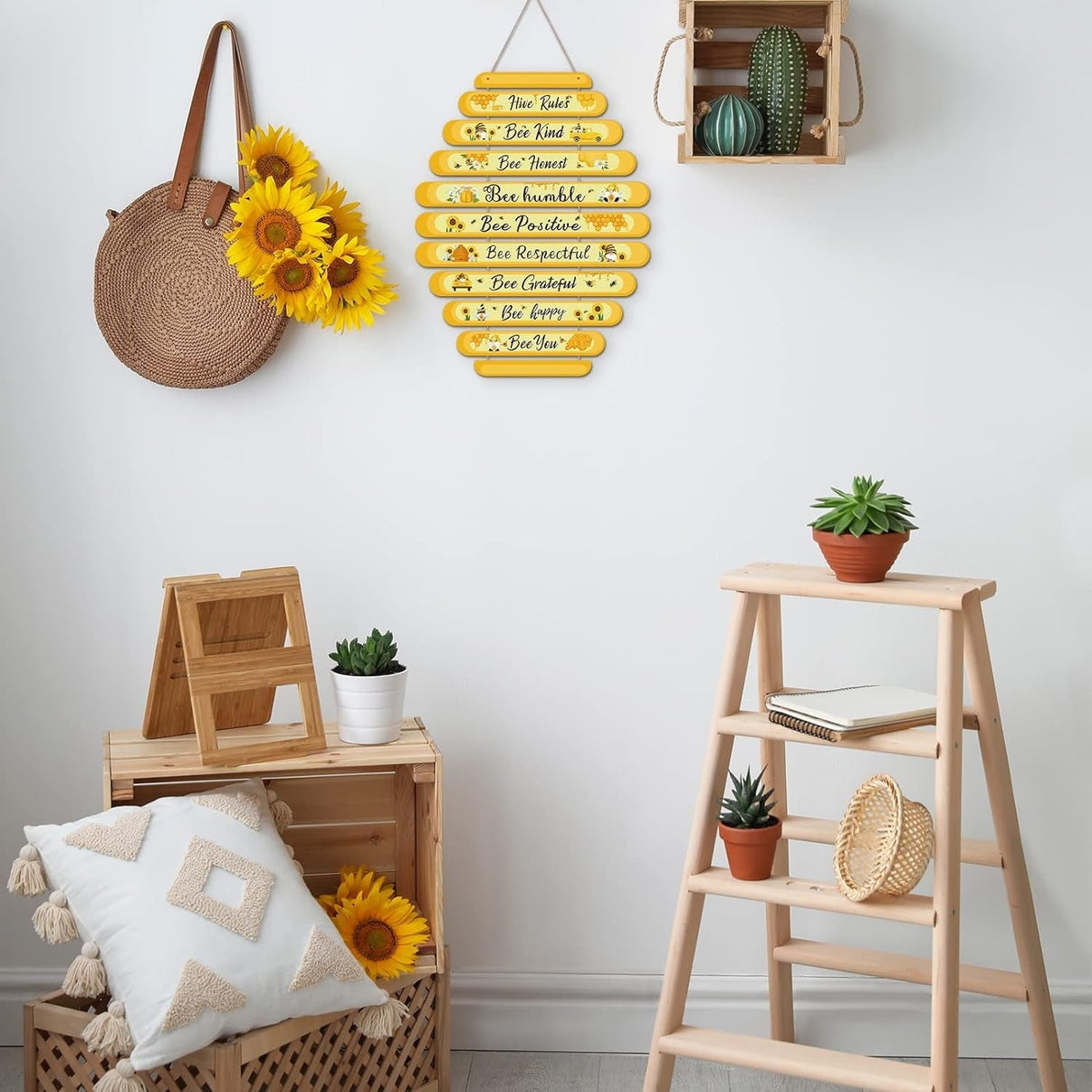 Bee Hive Rules Wall Plaque | Beezzit- Together, We Can Save The Bees